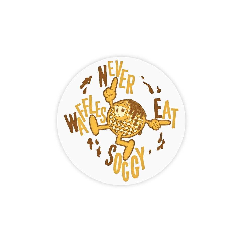 Soggy Waffle Sticker – Walker Family Goods